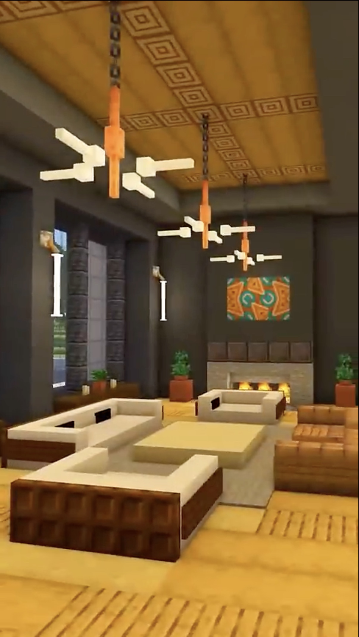 Realistic Minecraft modern mansion