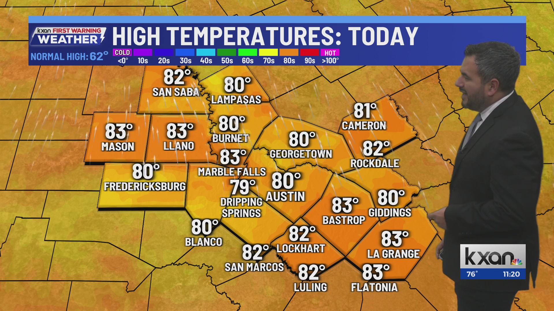 Another warm day as we wait for a stronger front Friday | Jan 7 KXAN ...