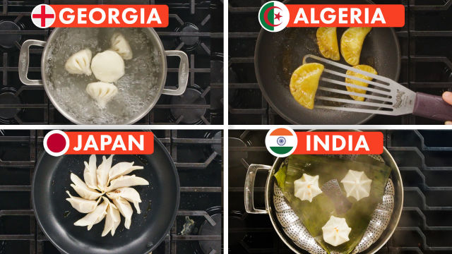 How dumplings are made in 10 countries