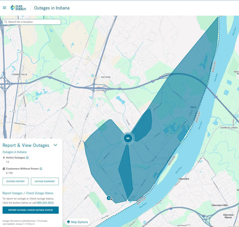 Power restored for Duke Energy customers