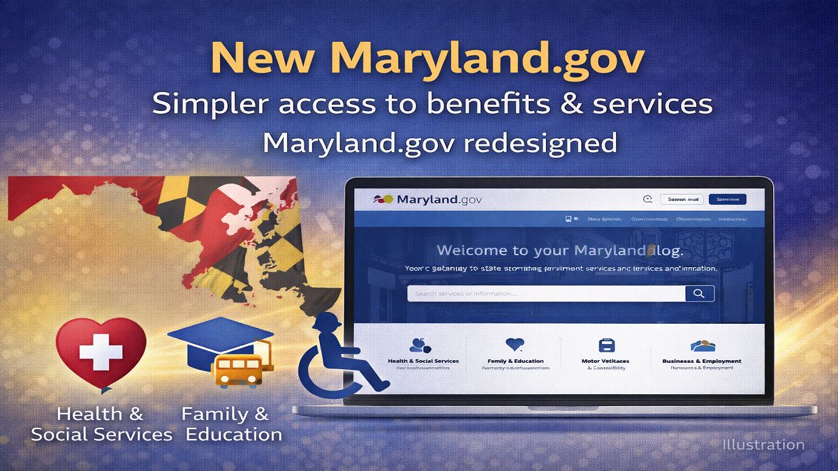 Governor Wes Moore unveils redesigned Maryland.gov as digital front ...