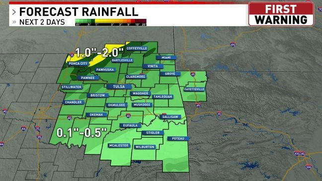 Tracking: Heavy rain & isolated strong storms Thursday