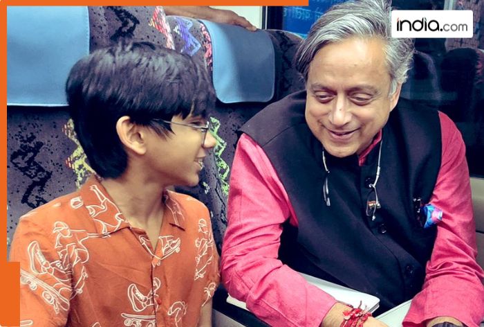 Shashi Tharoor impressed by 16-year-old AI techie; interaction in Vande ...