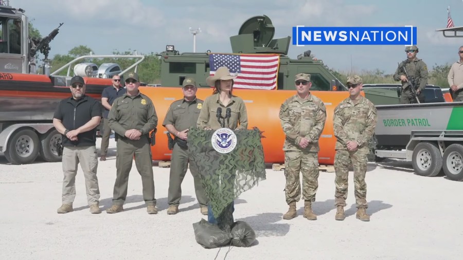 Kristi Noem announces border buoy barriers on southern border