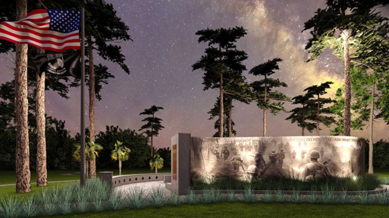 Vietnam War Memorial groundbreaking draws hundreds to Warbird Park