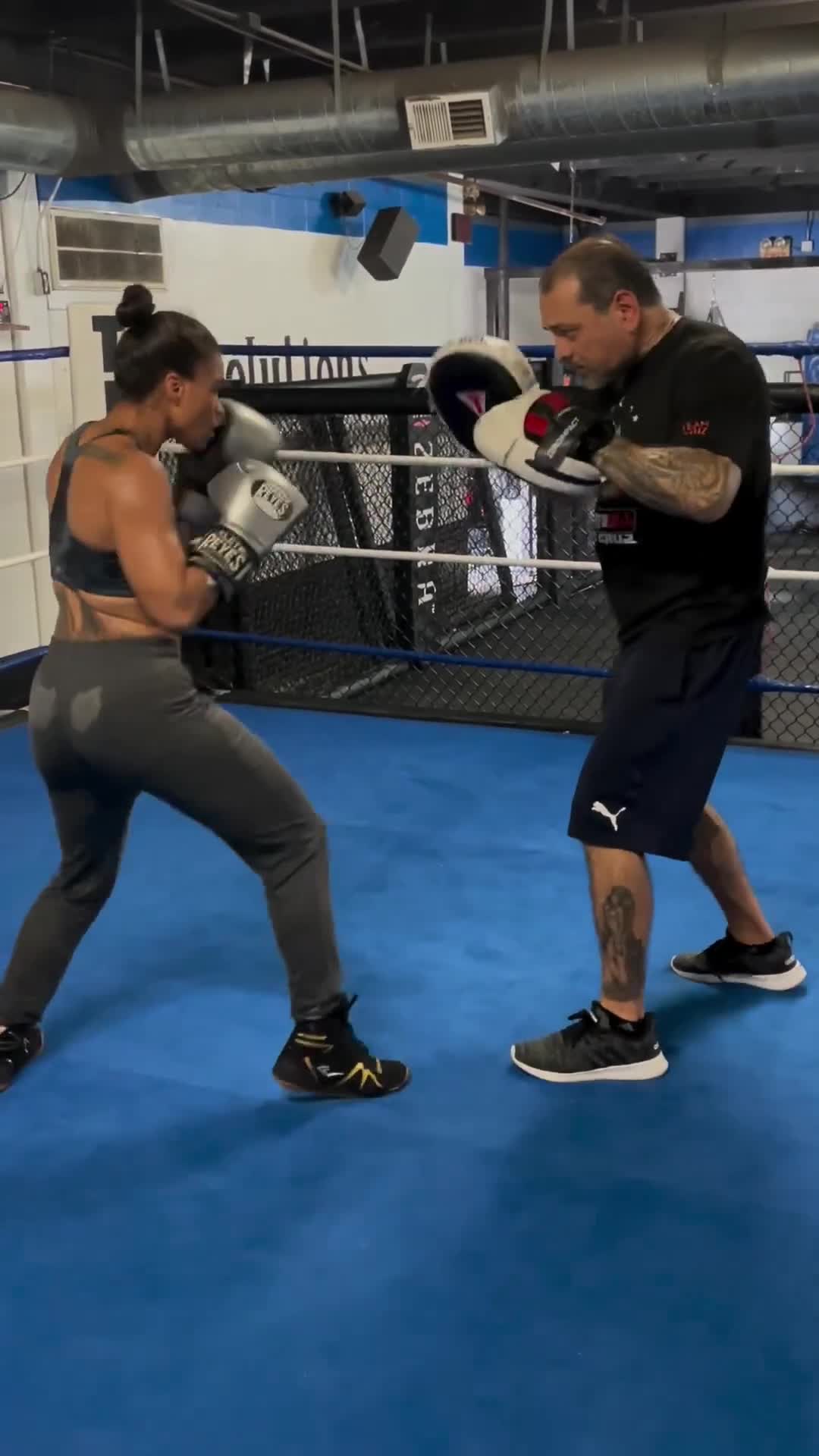 Melissa Oddessa right hook looks vicious