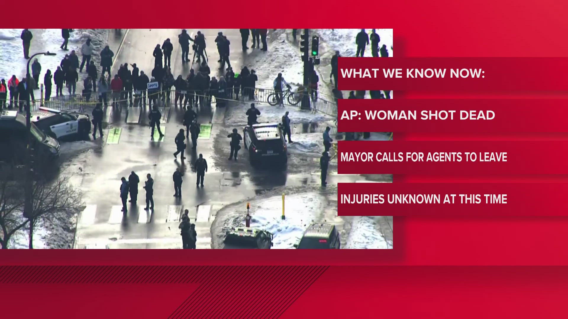 ICE agent shoots and kills woman in Minneapolis after car crash incident