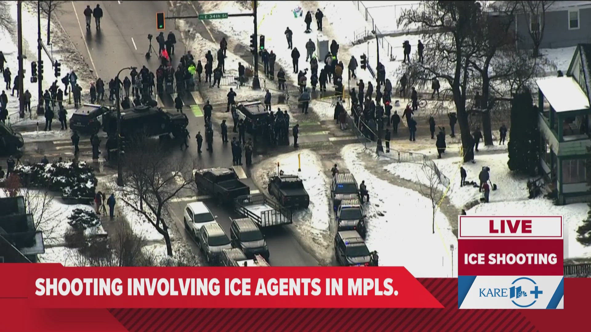 DHS says ICE agents fired after vehicle ramming attempt; woman dead