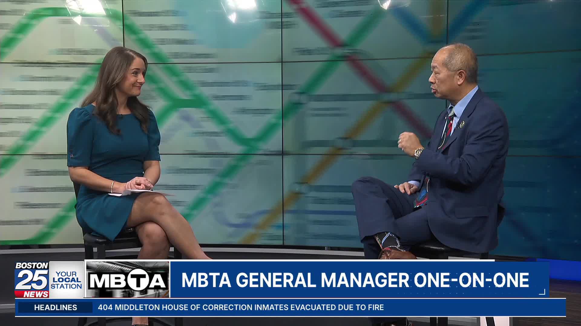 MBTA general manager Phillip Eng sits down with Boston 25’s Catherine ...