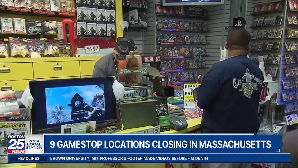 9 GameStop locations closing in Massachusetts