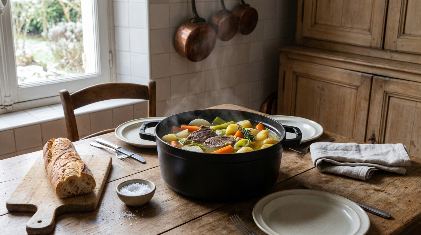 Ce pot-au-feu de grand-mère, oublié pour la raclette, est le plat d ...