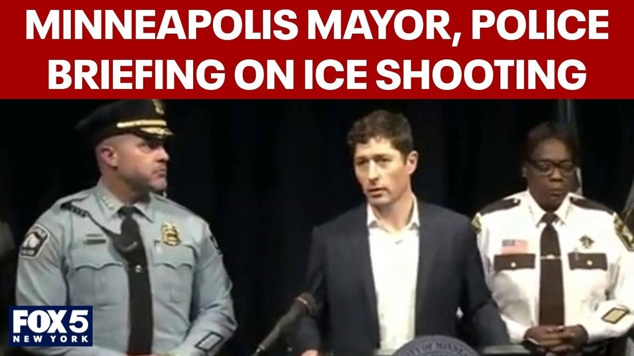 Full: Minneapolis mayor, chief of police on ICE shooting