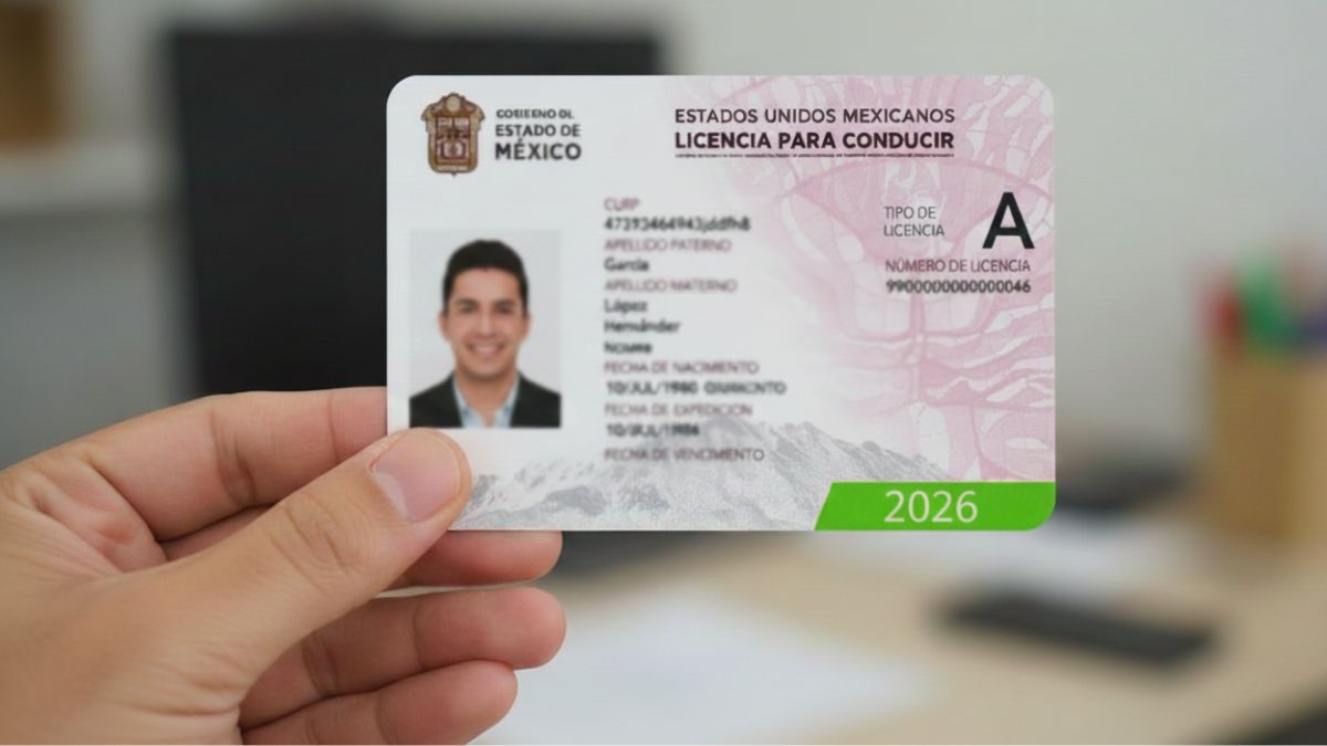 Atención. Cuánto cuesta la licencia de conducir en Edomex 2026