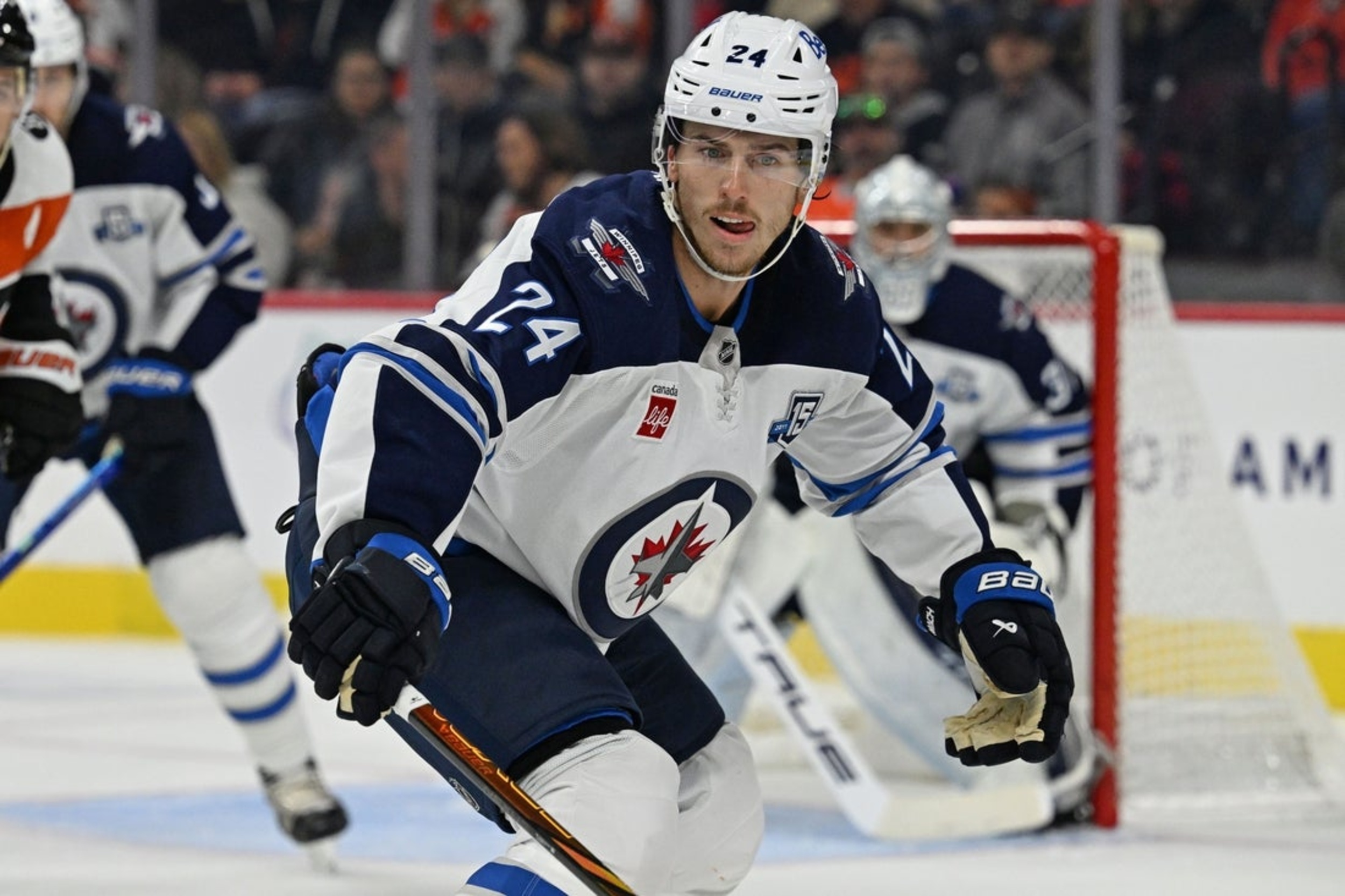 D Haydn Fleury exits hospital, rejoins Jets after leaving on stretcher