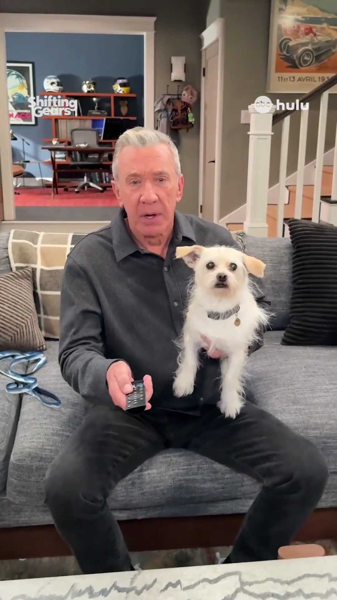 Matt bonds with a furry guest star on Shifting Gears