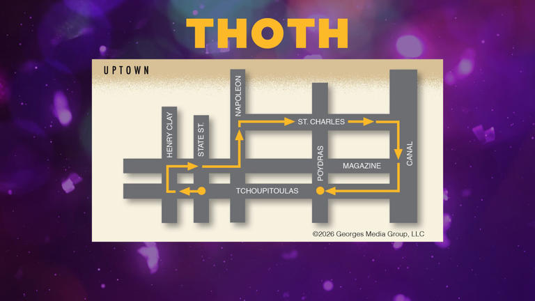 Mardi Gras 2026 parade schedule, routes and times