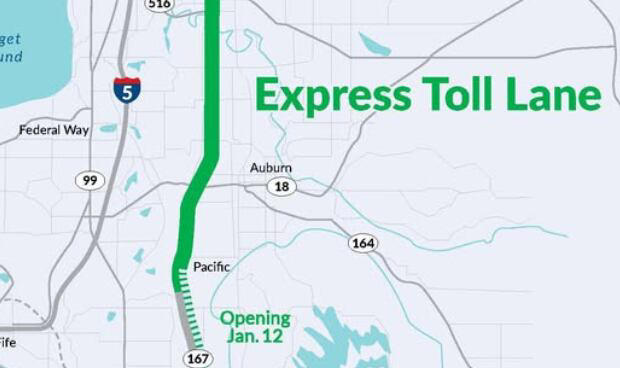 WSDOT is extending express toll lanes on SR 167 by six miles