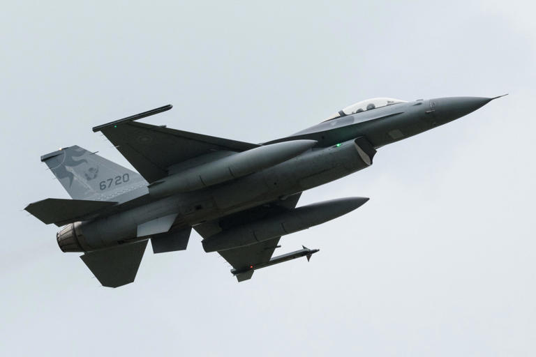 Taiwan's F-16 fighter fleet has been grounded after an 'anomaly' saw a ...