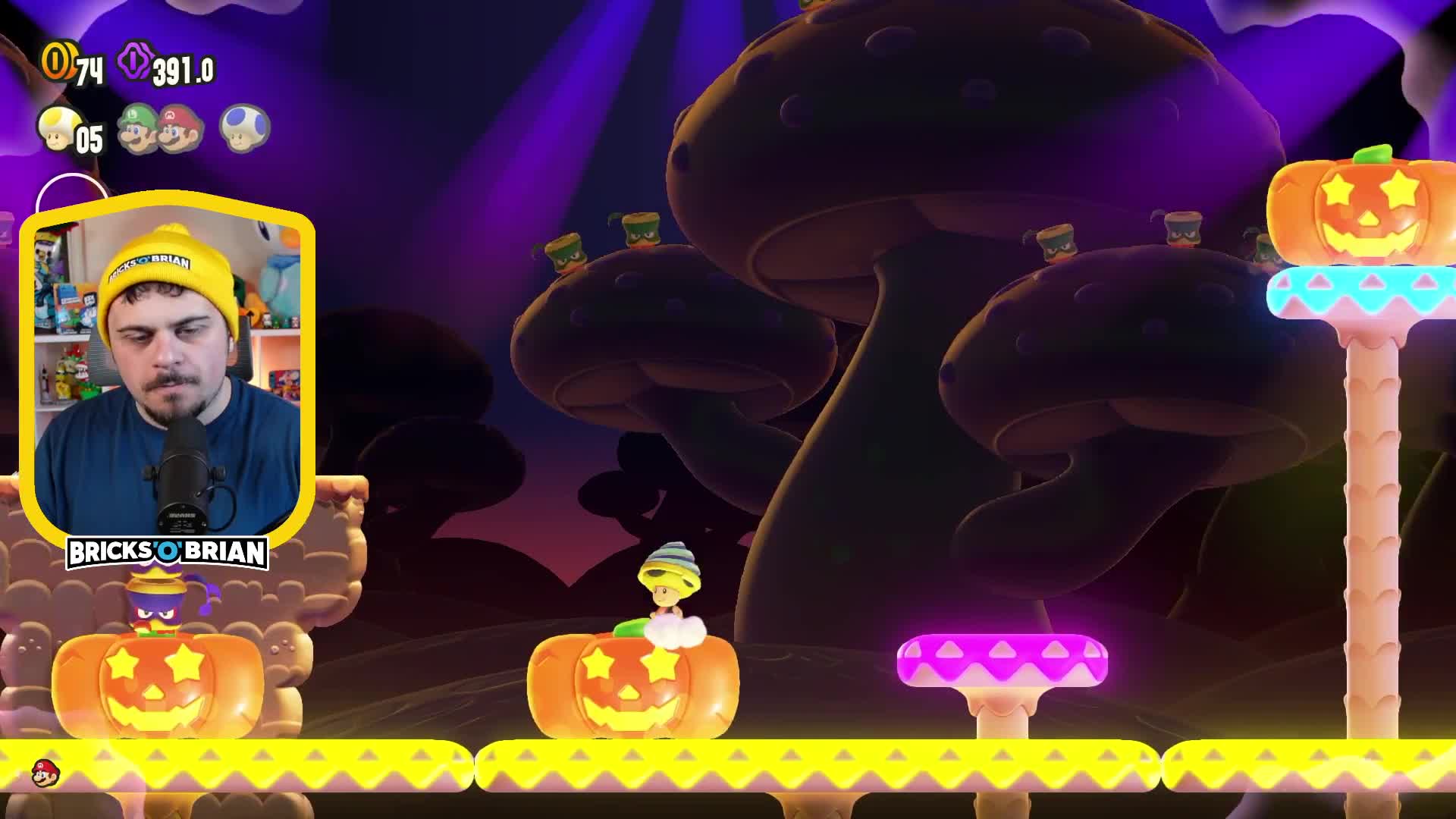 Funky fungi mines! | Super Mario Bros. Wonder playthrough