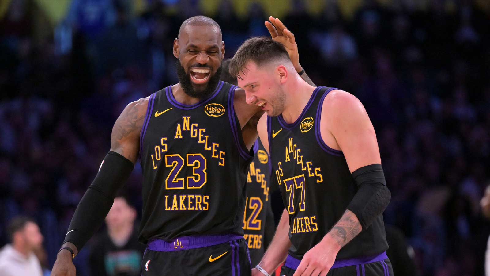Lakers star LeBron James' Luka Doncic mic drop shows he knows his place