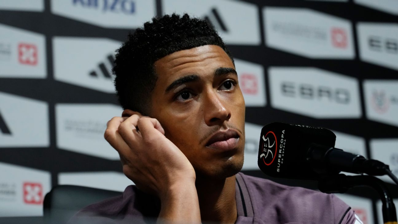 Real Madrid's Jude Bellingham rebuffs 'fabricated' dressing room unrest ...