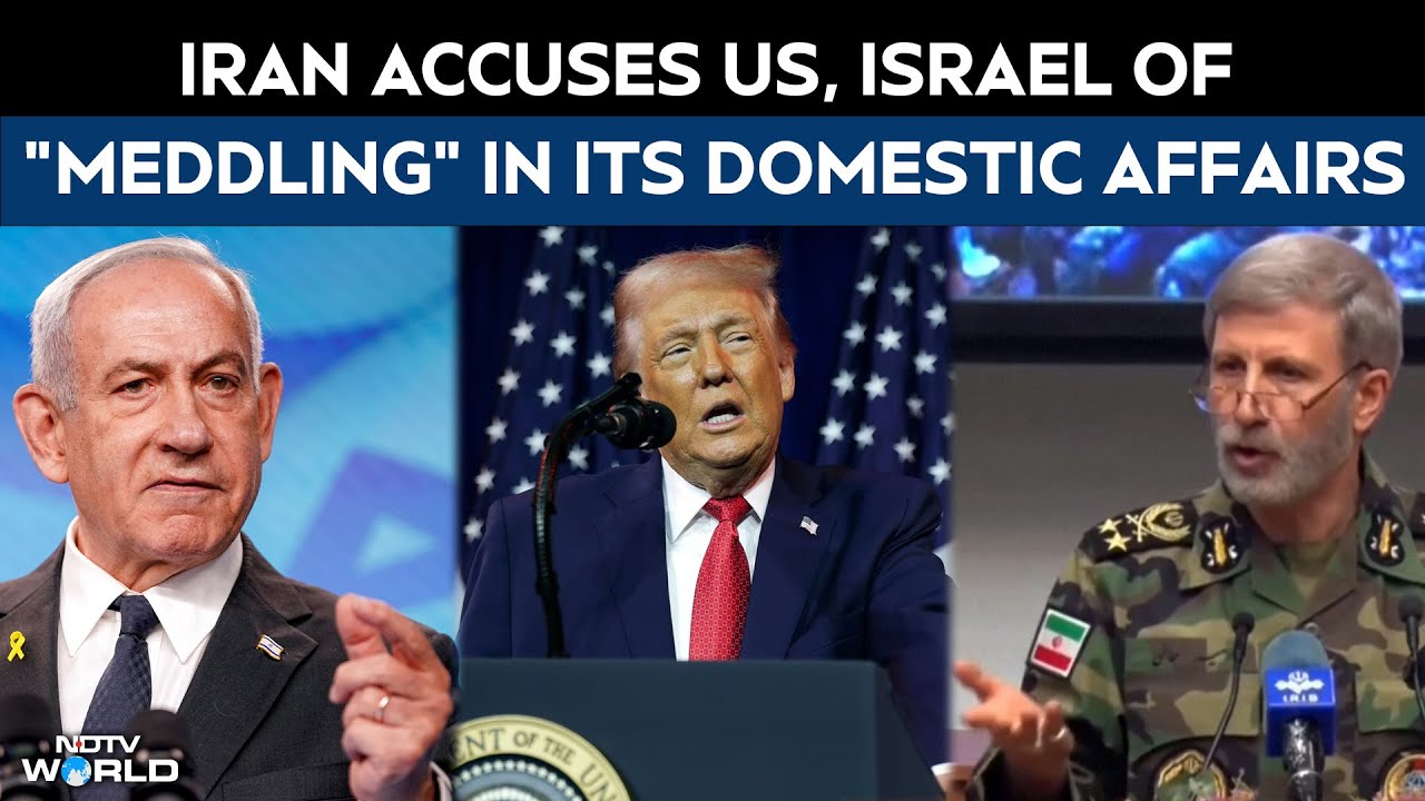 Iran's army commander accuses US, Israel of meddling in its domestic ...