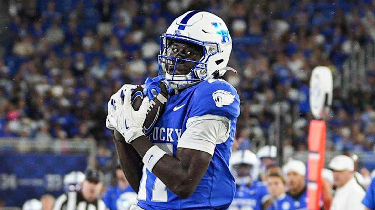 Kentucky loses key WR to transfer portal