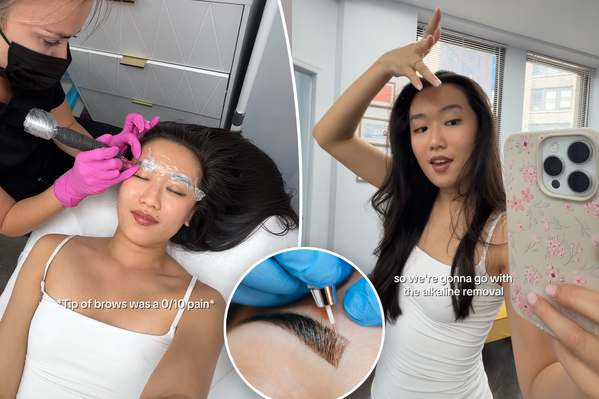 Once-trendy microbladed brows are turning colors and becoming set in ...