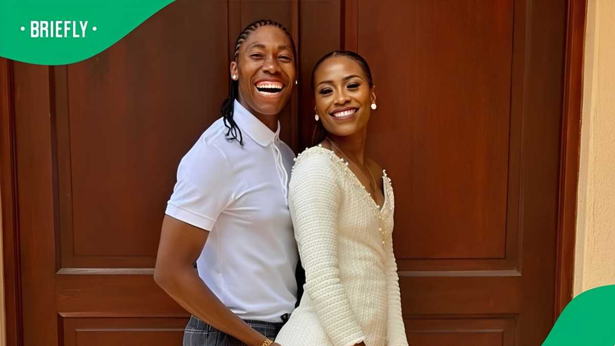 Read what Caster Semenya said about his and Violet's wedding anniversary
