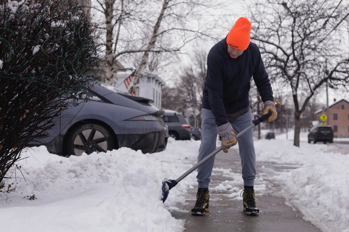 Winter storms bring snow, ice and school and road closures to New ...
