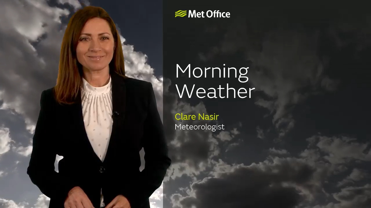 Met Office Wednesday morning weather forecast 03/12/2025