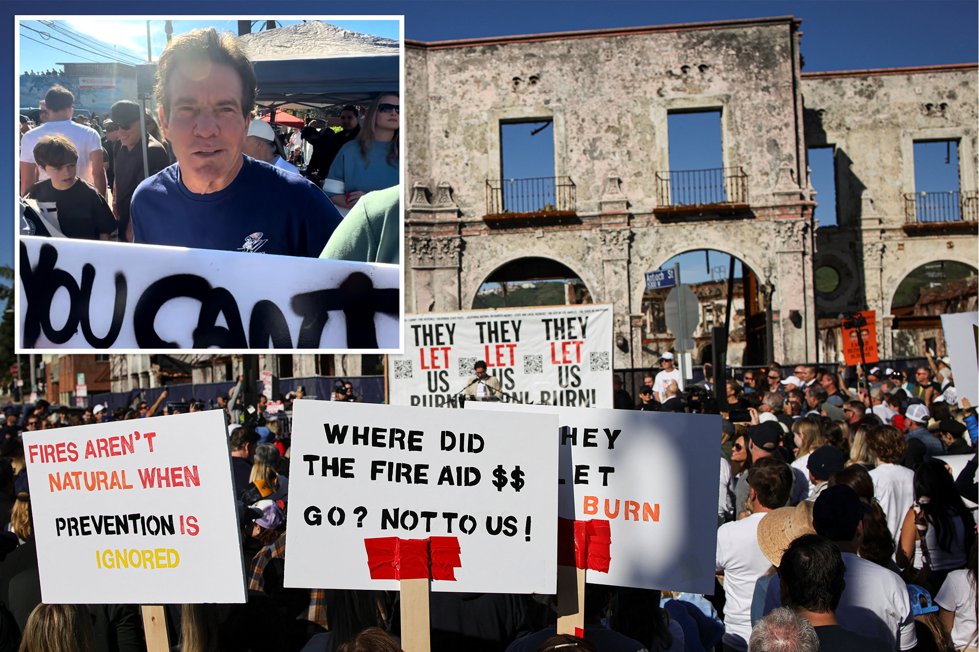 Dennis Quaid tears into California officials for disastrous management ...