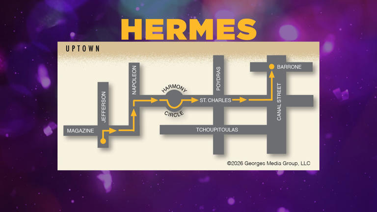 Mardi Gras 2026 parade schedule, routes and times