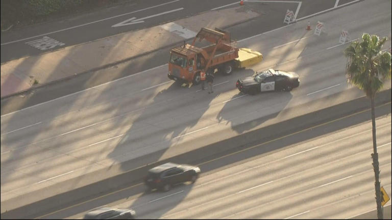 10 Freeway reopens in South LA after shooting leaves one wounded
