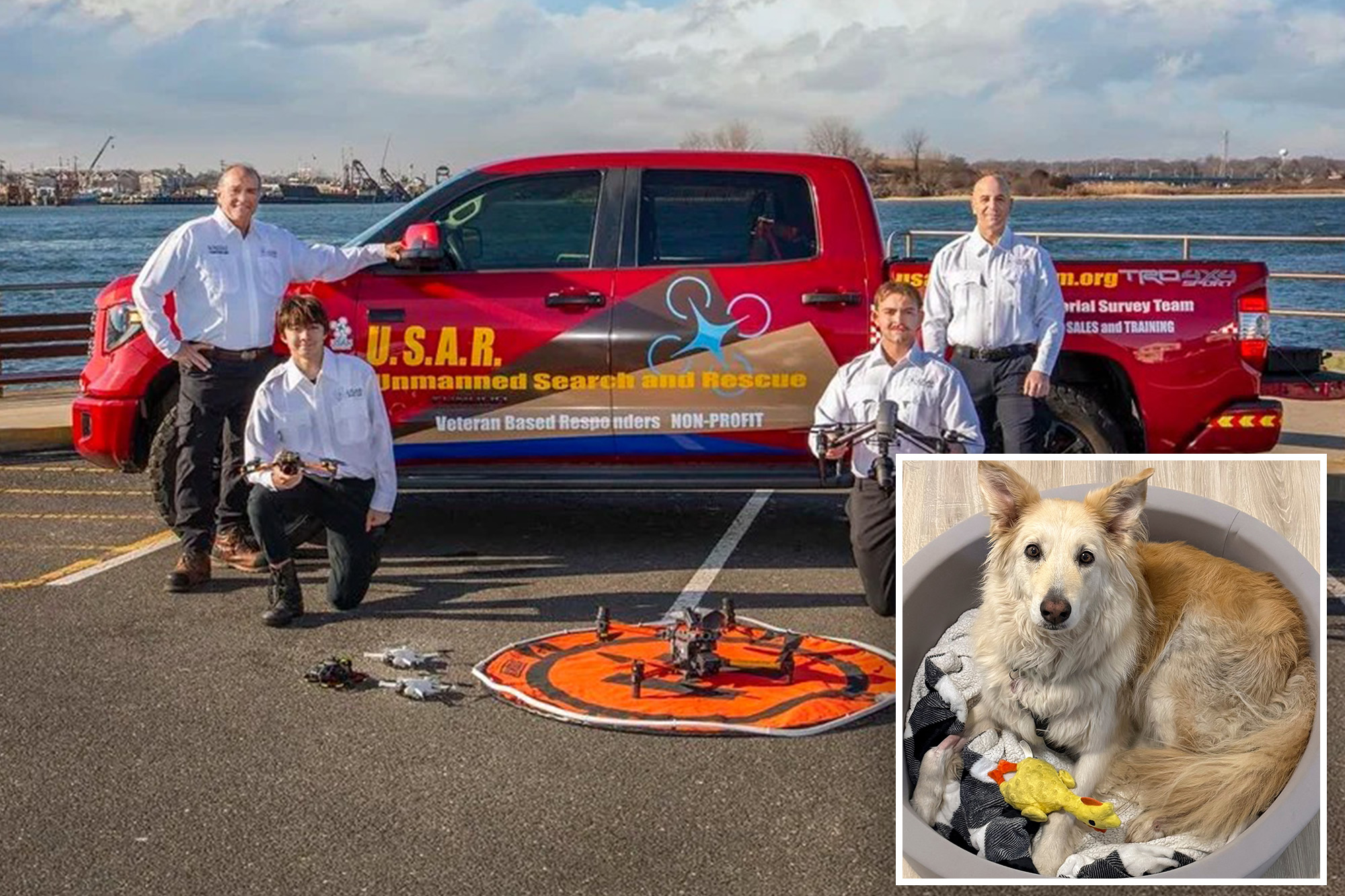 Rescuers use drones to find dog that escaped along New Jersey Turnpike