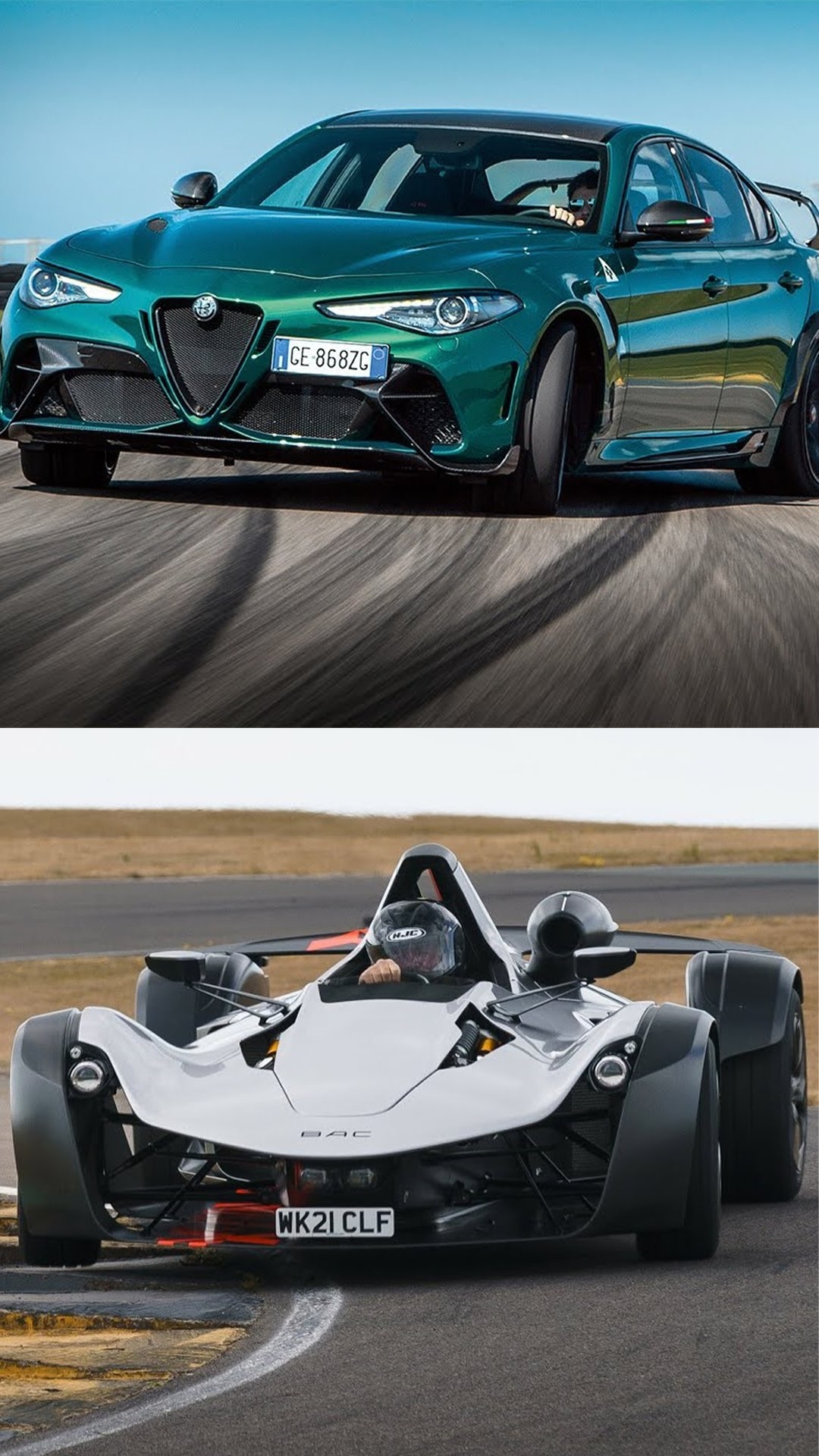 Alfa Romeo Giulia GTAm v/s BAC Mono R