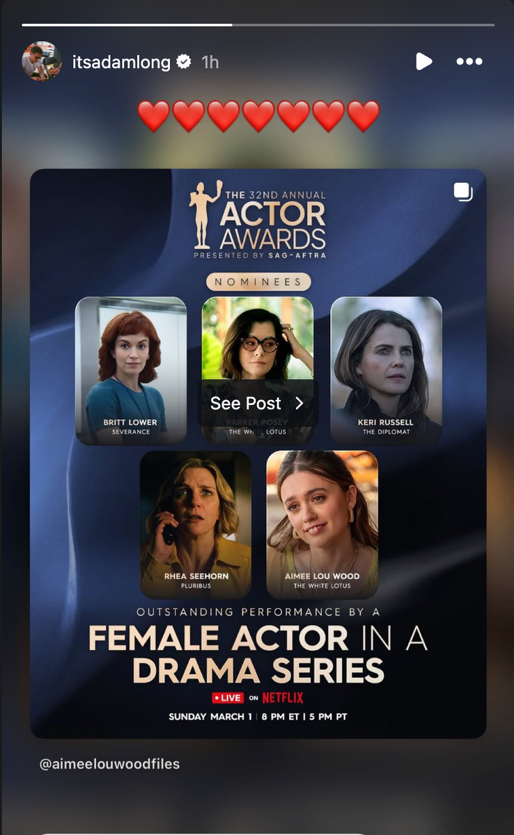 Aimee Lou Wood makes her Golden Globes debut with boyfriend Adam Long