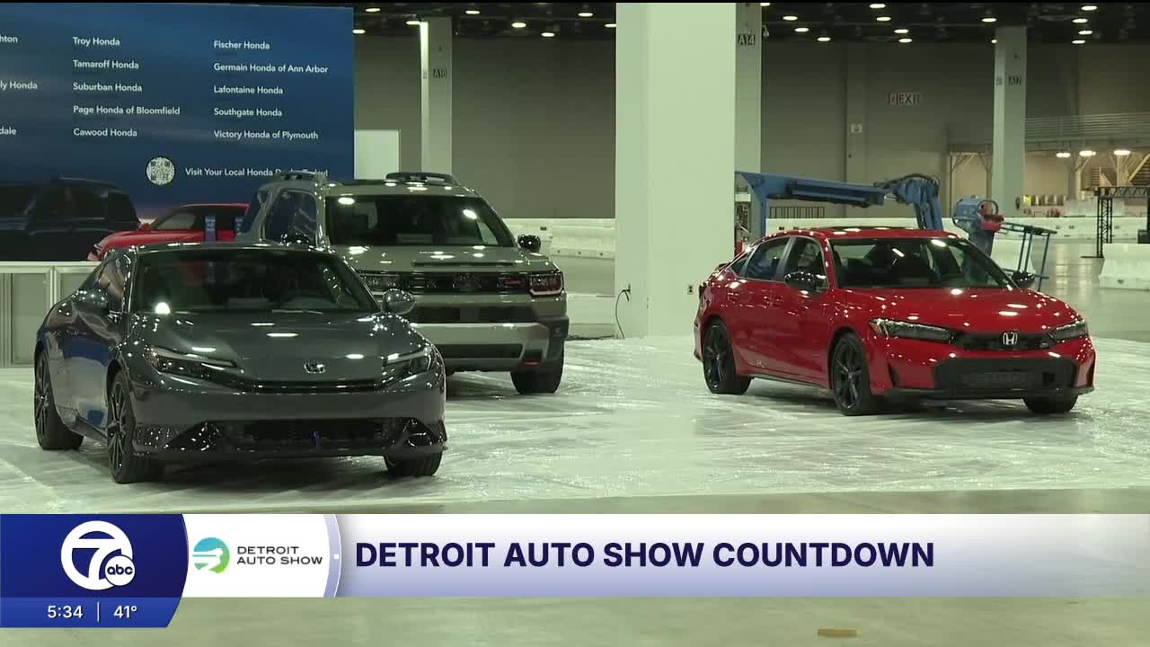 Detroit auto show preparations in full swing with one week to go before ...