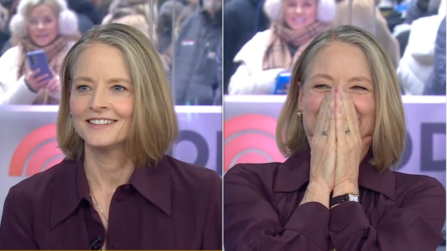 Jodie Foster laughs off 'Today' show flub that has host yelling at her