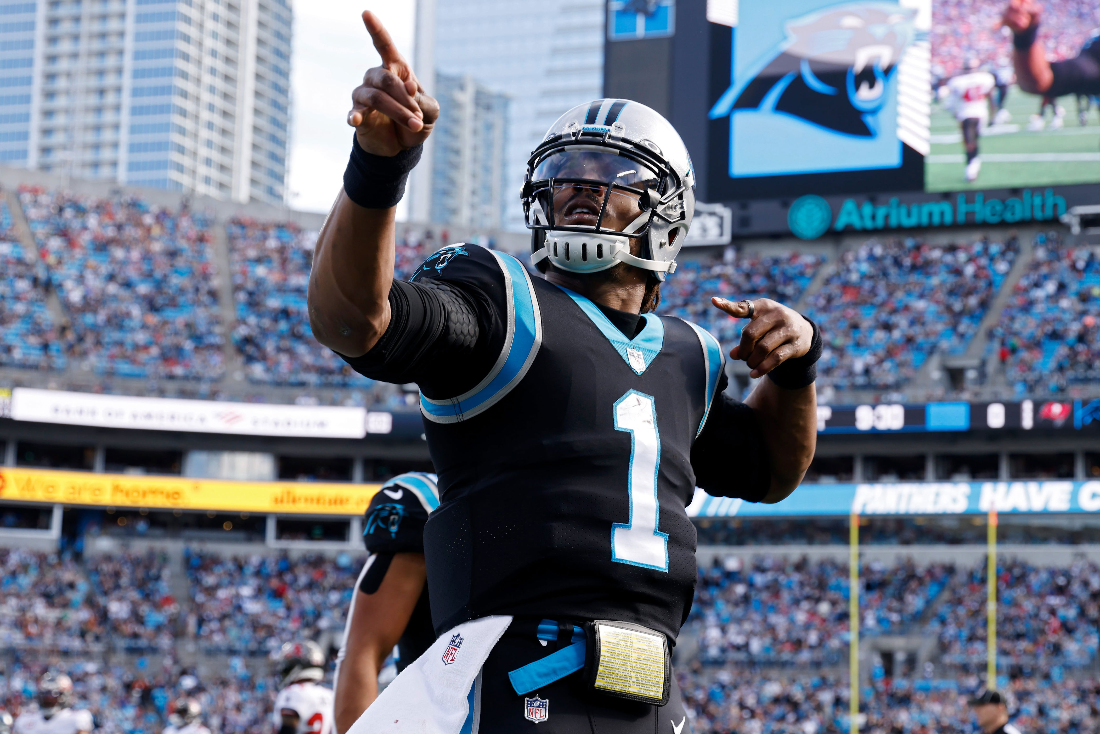 Panthers tease Cam Newton as Keep Pounding drummer for playoff home game