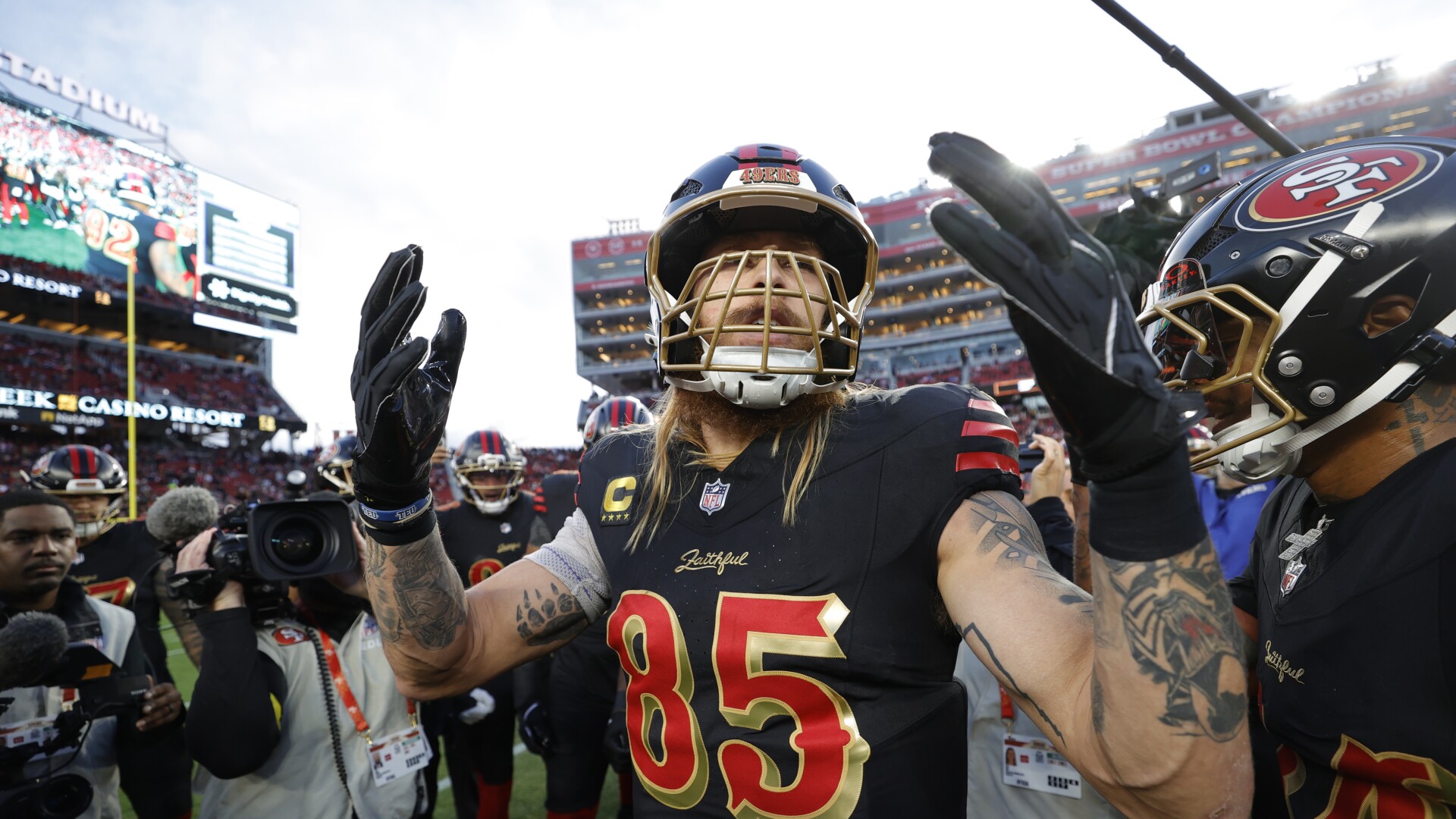 49ers TE George Kittle has limited practice