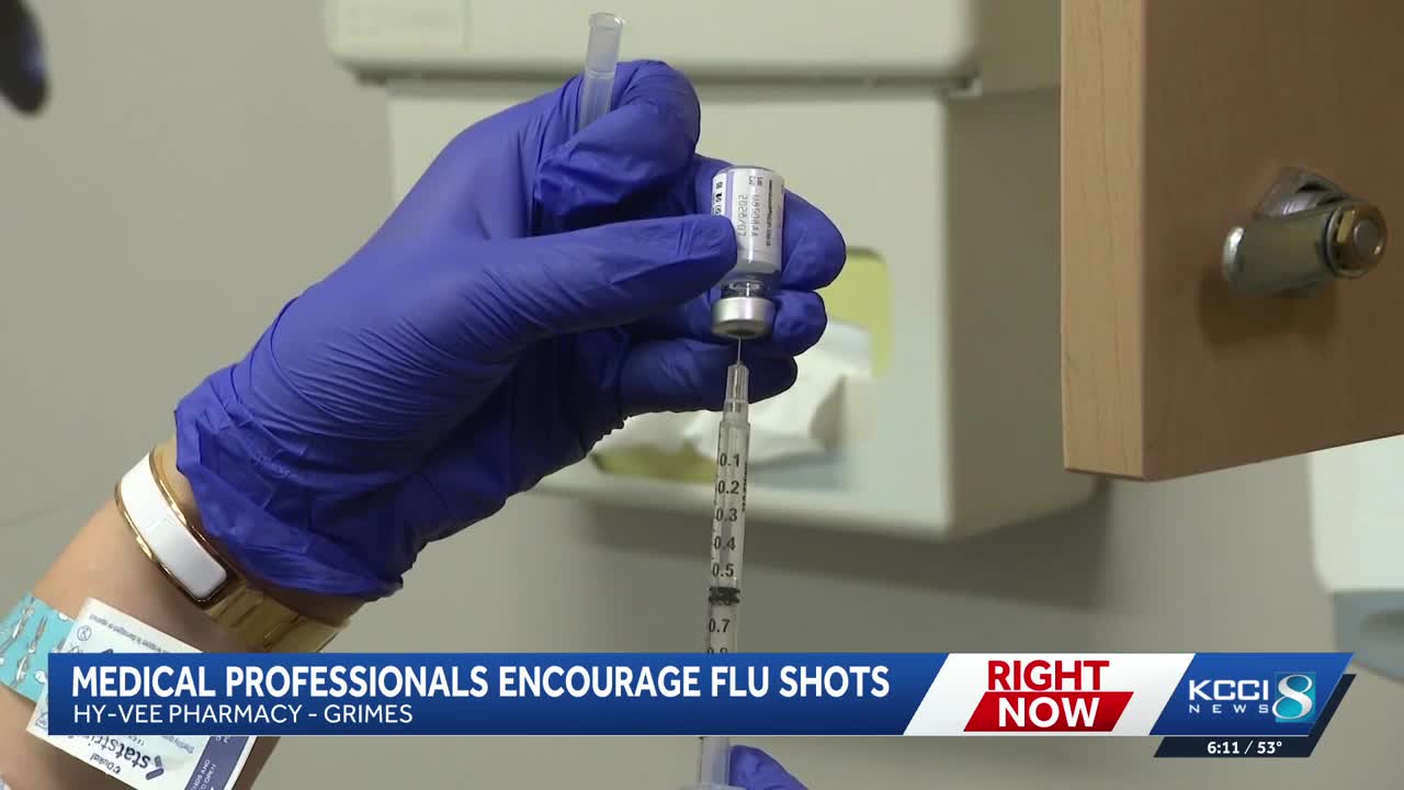 Flu cases rise in Des Moines, prompting vaccine reminders