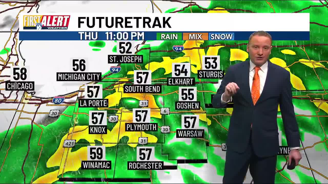 First alert: Soaking rain Thursday night