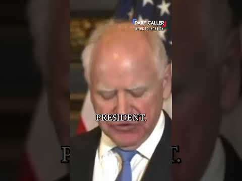 Tim Walz runs away from questions; reporters furious "Wow"