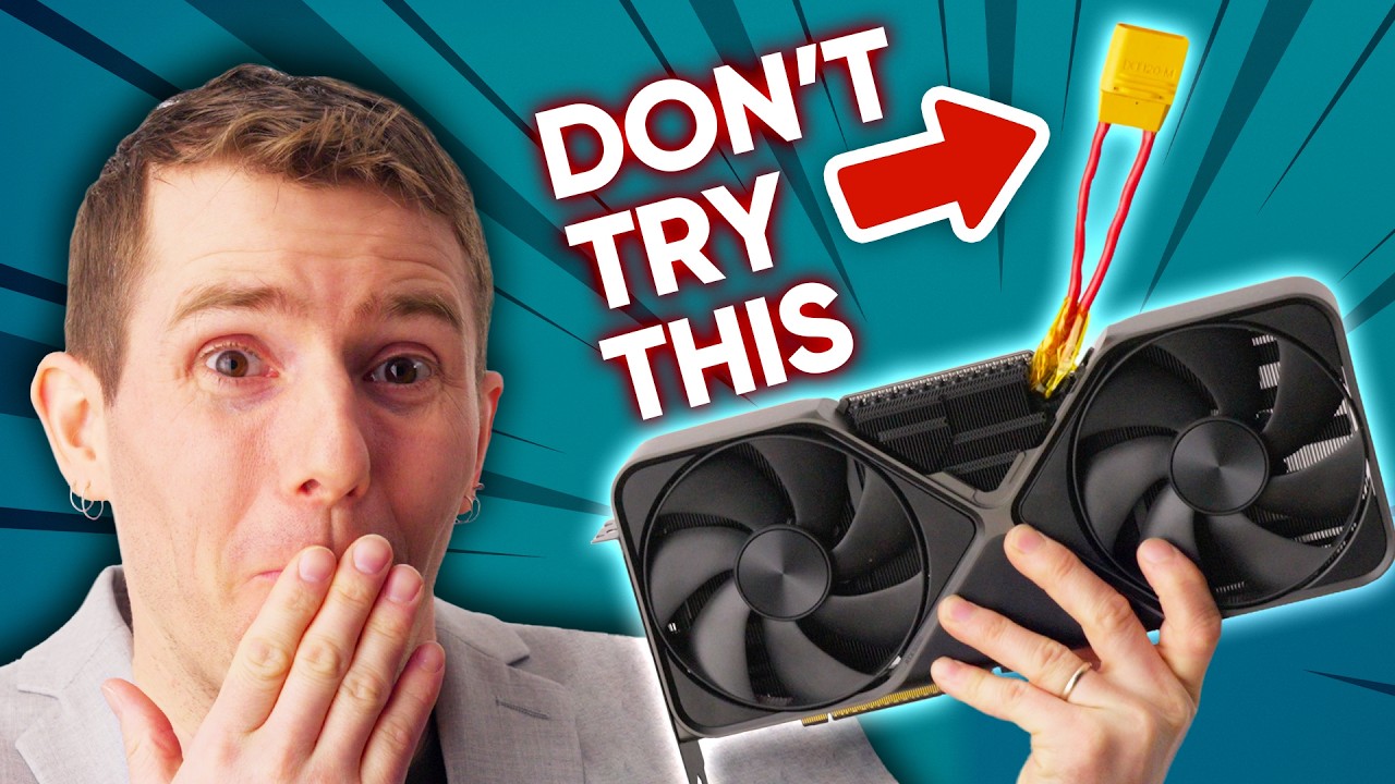 I solved Nvidia's melting 5090 problem... but you shouldn't