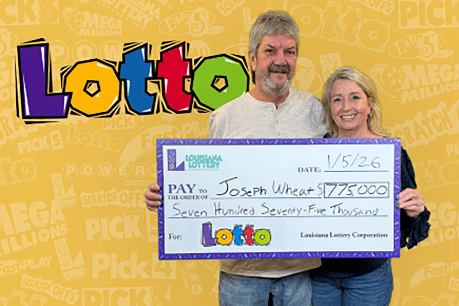 Man asked wife to come home after he saw winning lottery prize to 'make ...