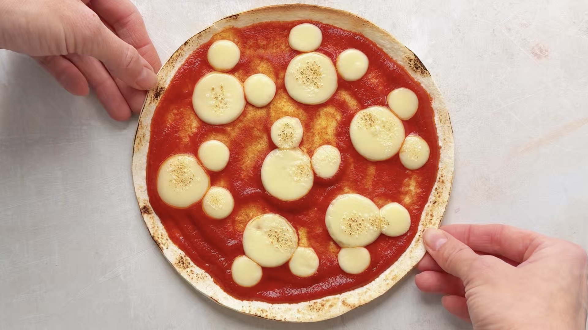 Mickey pizza, a fun and playful food creation