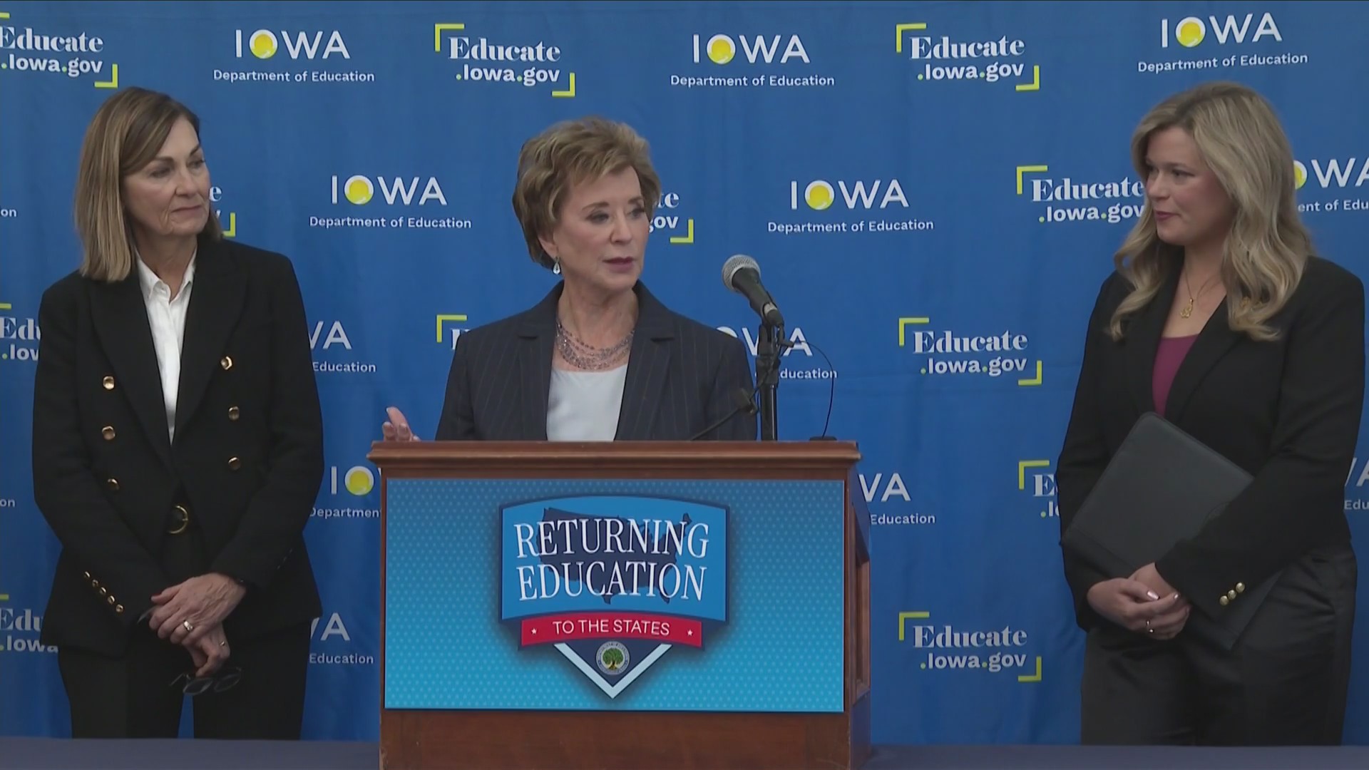 Iowa first to receive "Returning Education to State" waiver