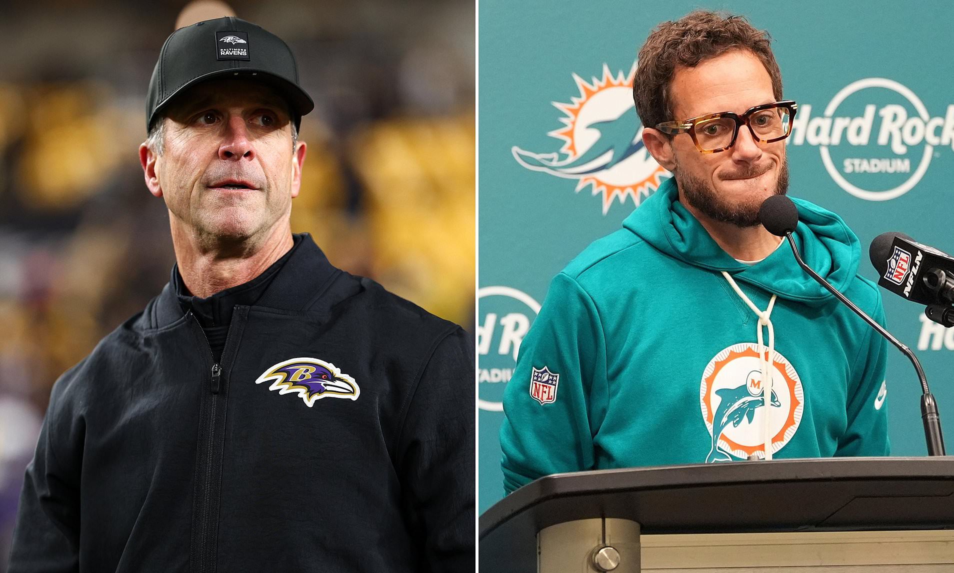 Miami Dolphins make their move for John Harbaugh before firing Mike ...