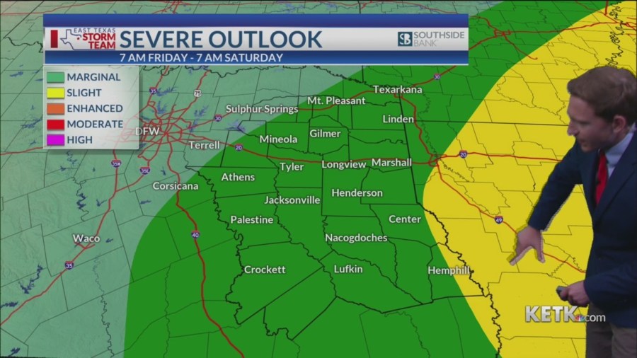 Wednesday evening forecast: Rain possible Thu & Fri